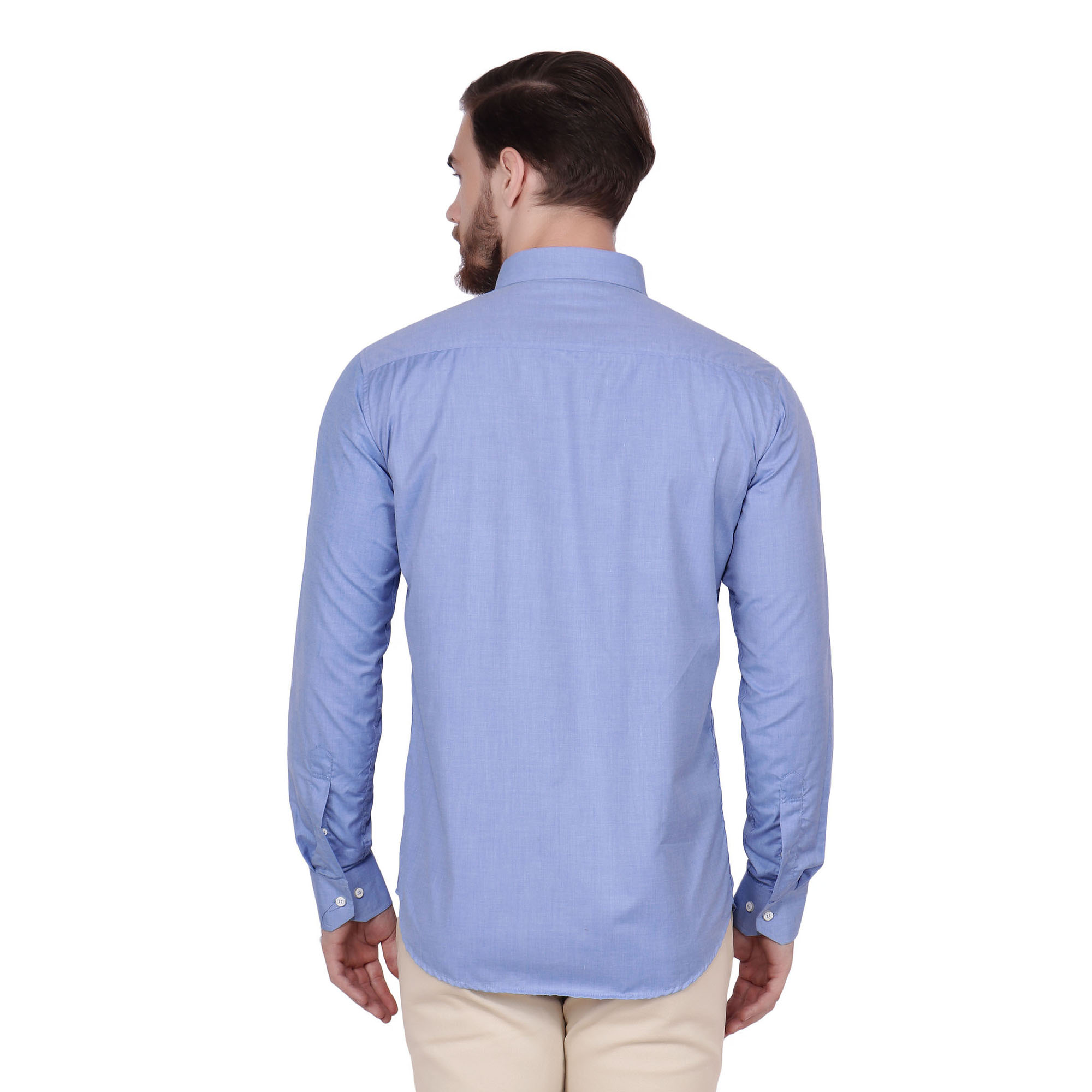 Cornflower Blue Shirts Manufacturer in Delhi, Cornflower Blue Shirts ...
